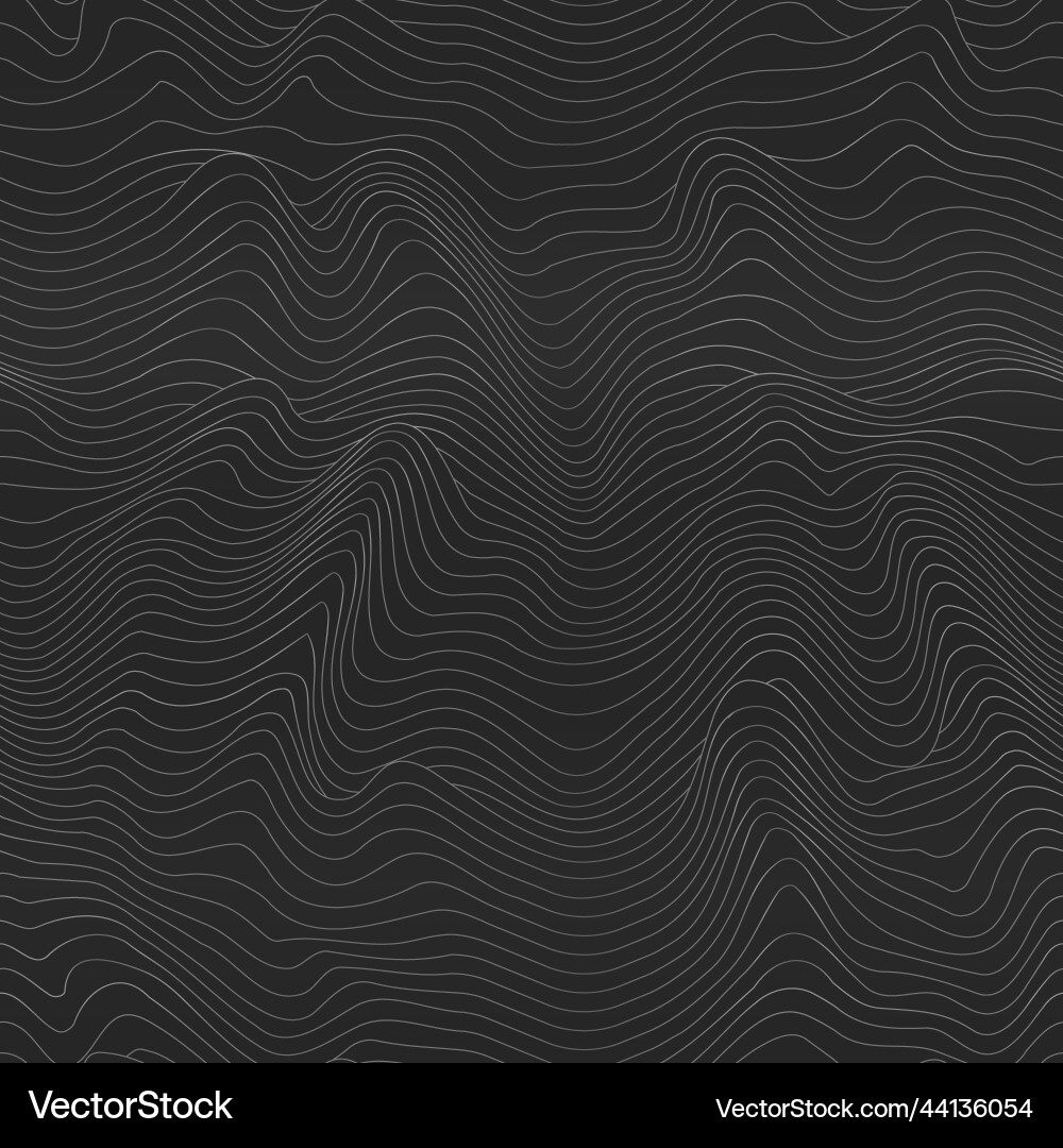 Gray wavy seamless texture Royalty Free Vector Image