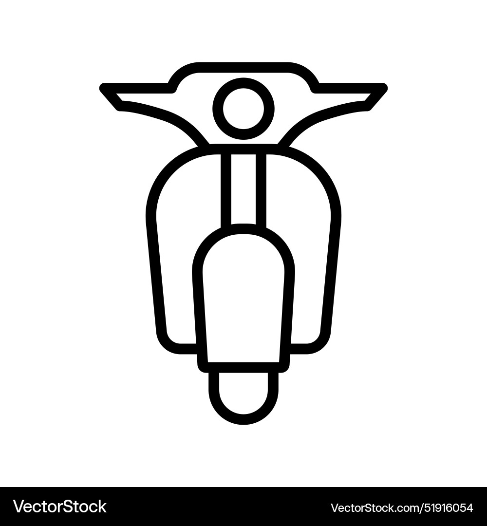 Motorcycle icon set two-wheeled vehicle Royalty Free Vector