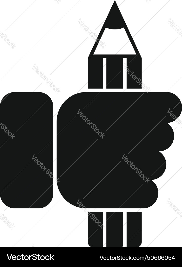 Take help pen icon simple tension therapy Vector Image