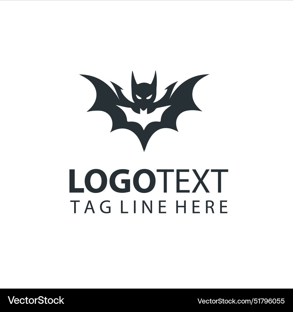 Bat logo Royalty Free Vector Image - VectorStock