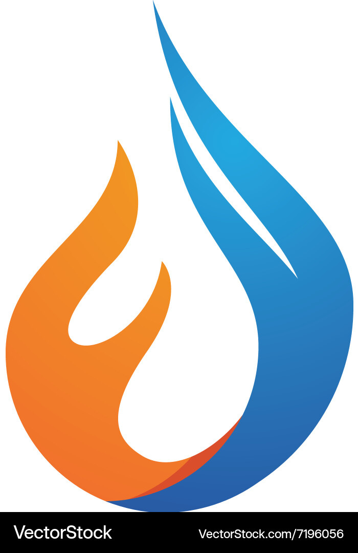 Fire flames logo Royalty Free Vector Image - VectorStock