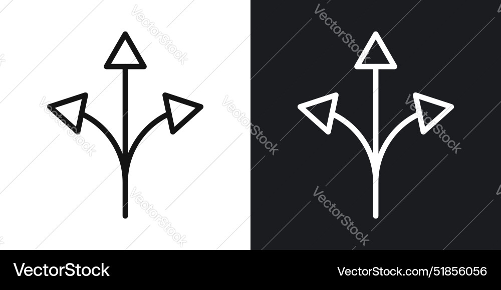 Flexibility icon set in black and white outlines Vector Image