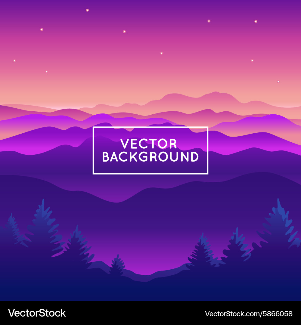 Abstract landscape Royalty Free Vector Image - VectorStock