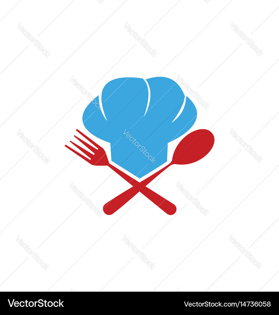 Chef cook food logo Royalty Free Vector Image - VectorStock