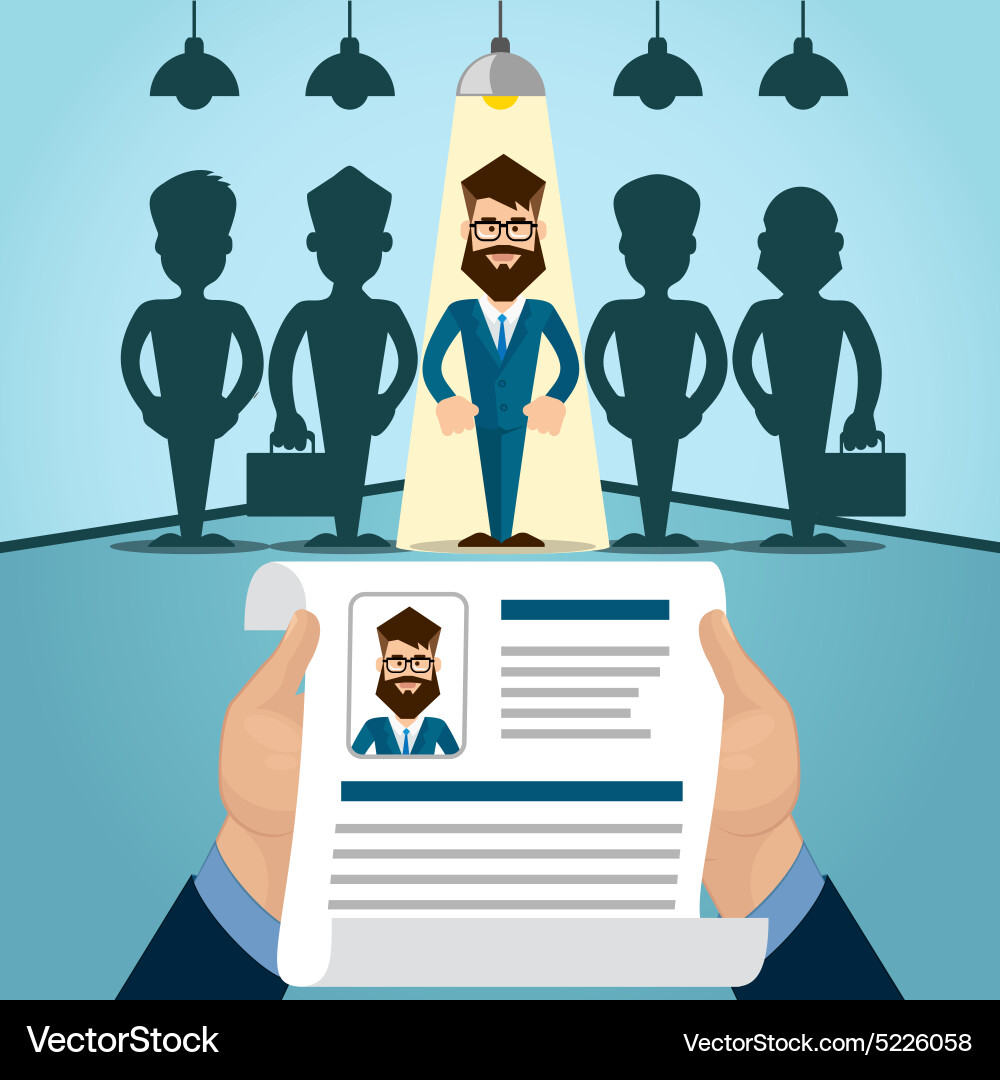 Interview job Royalty Free Vector Image - VectorStock