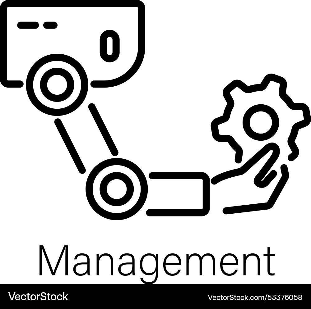 Management Royalty Free Vector Image - VectorStock