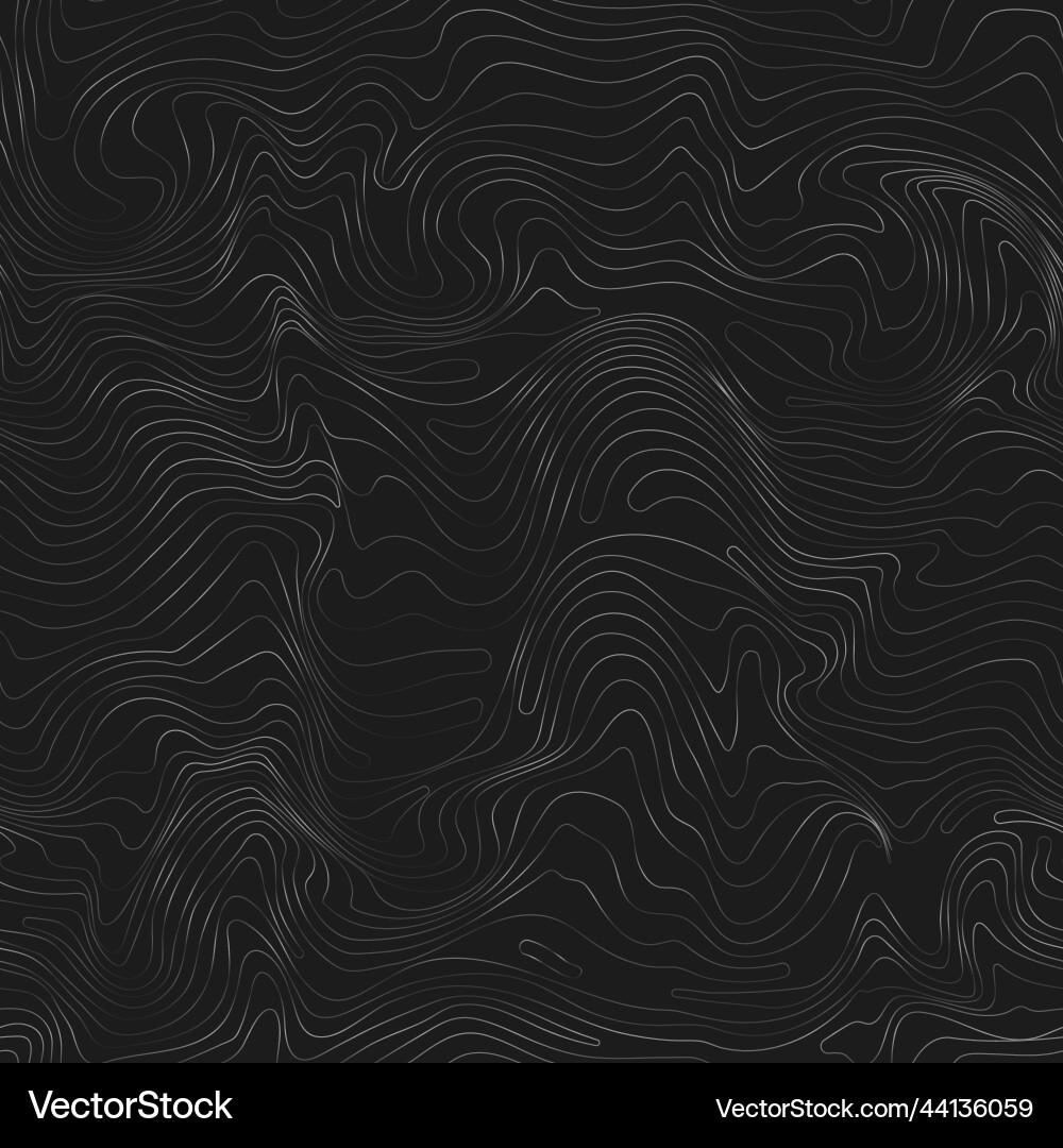 Metallic wavy seamless texture Royalty Free Vector Image