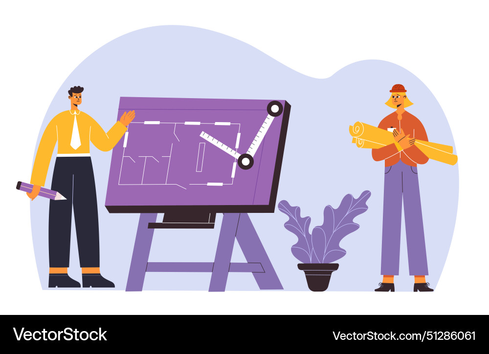 Builders engineers architects professional Vector Image