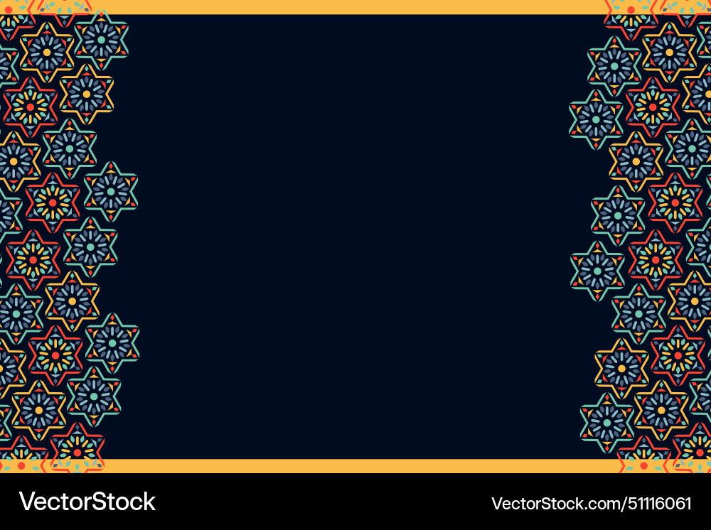 Ethnic islamic morocco pattern background Vector Image