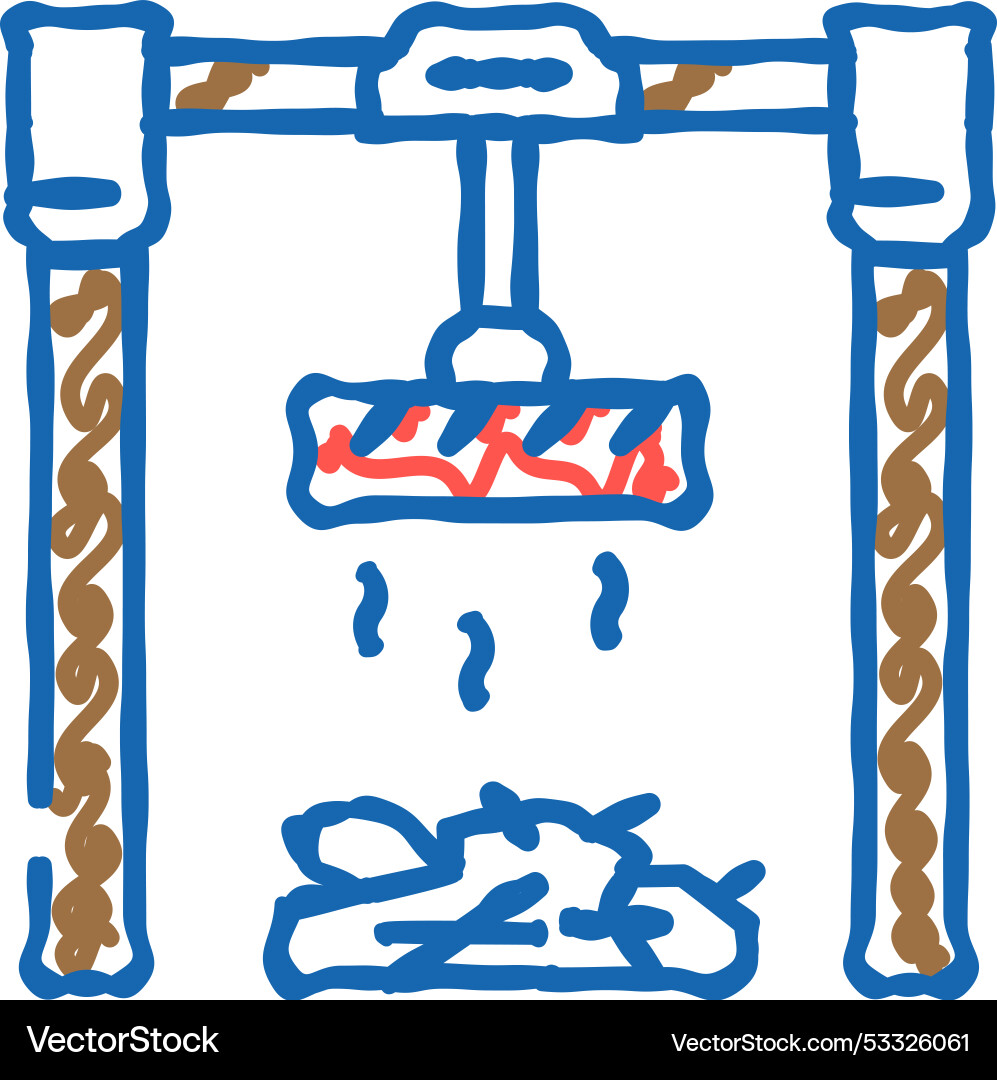 Paper recycling waste sorting icon doodle Vector Image Paper recycling waste sorting icon doodle Vector Image