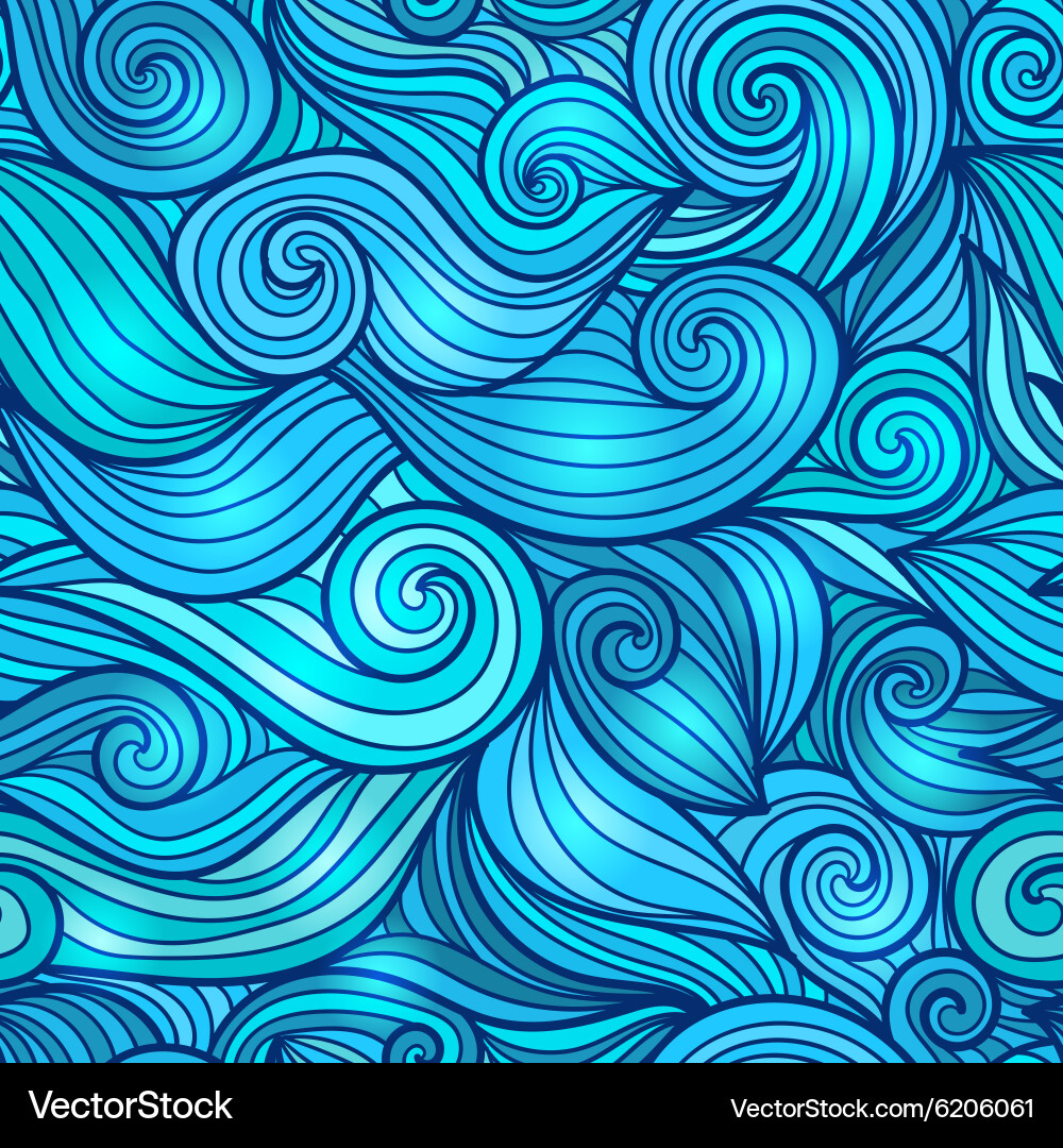 Seamless wave pattern Royalty Free Vector Image Seamless wave pattern Royalty Free Vector Image