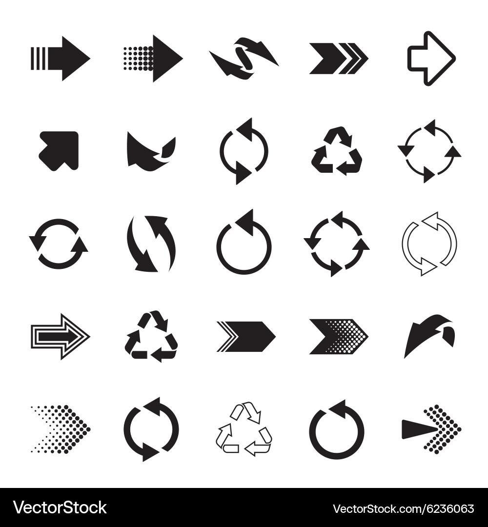 Pfeil Zeichen Symbole Lizenzfreies Vektorbild