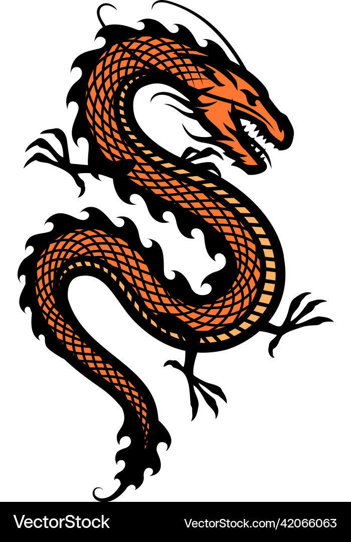 Chinese Dragon Logo Design