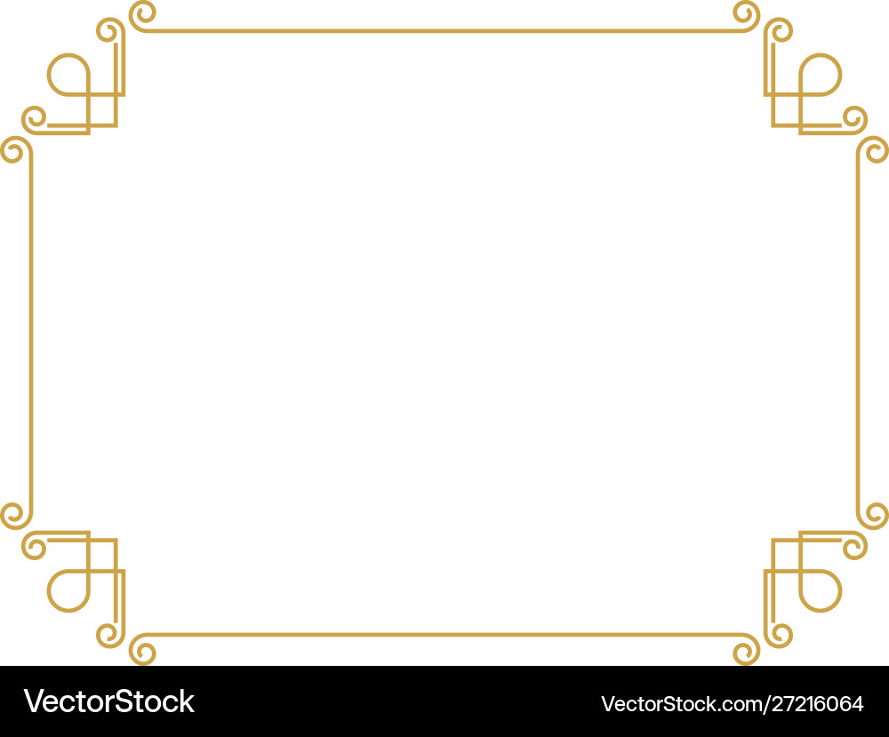 Border design Royalty Free Vector Image - VectorStock