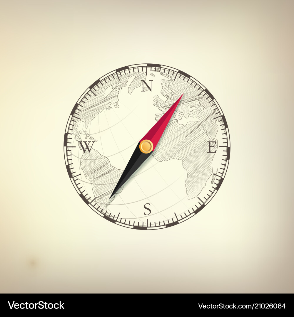 Compass concept Royalty Free Vector Image - VectorStock