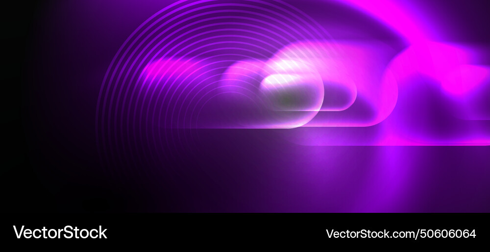 Glowing light neon shiny background Royalty Free Vector