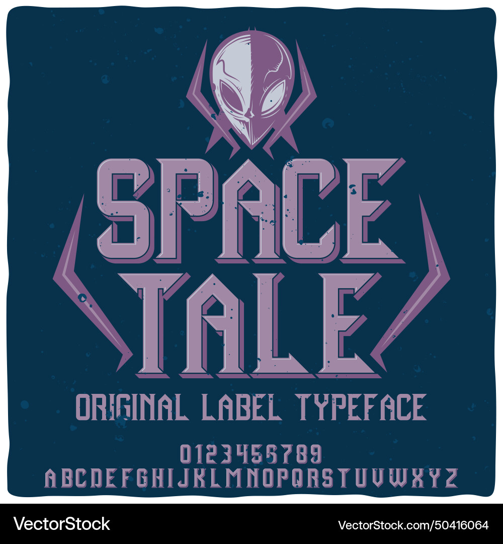 Good handcrafted font for any label design Vector Image