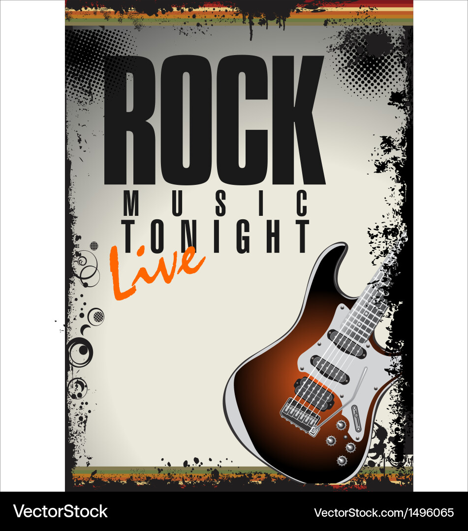 Rock concert background Royalty Free Vector Image