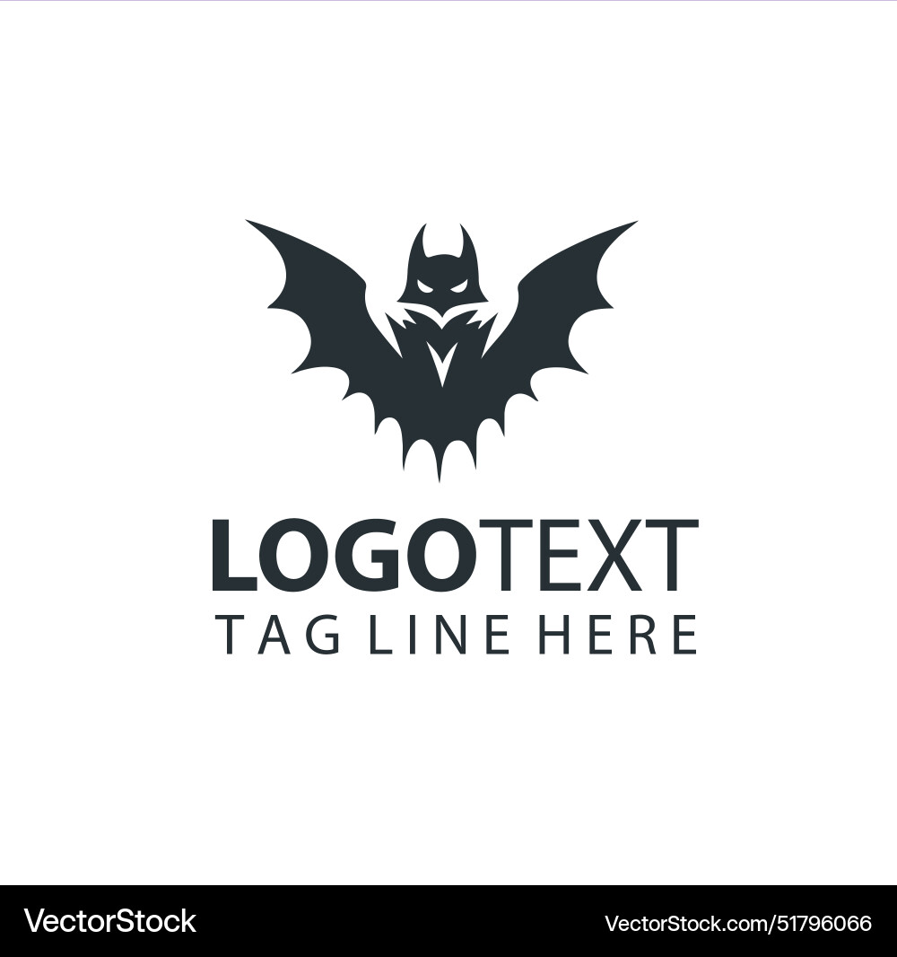 Bat logo Royalty Free Vector Image - VectorStock