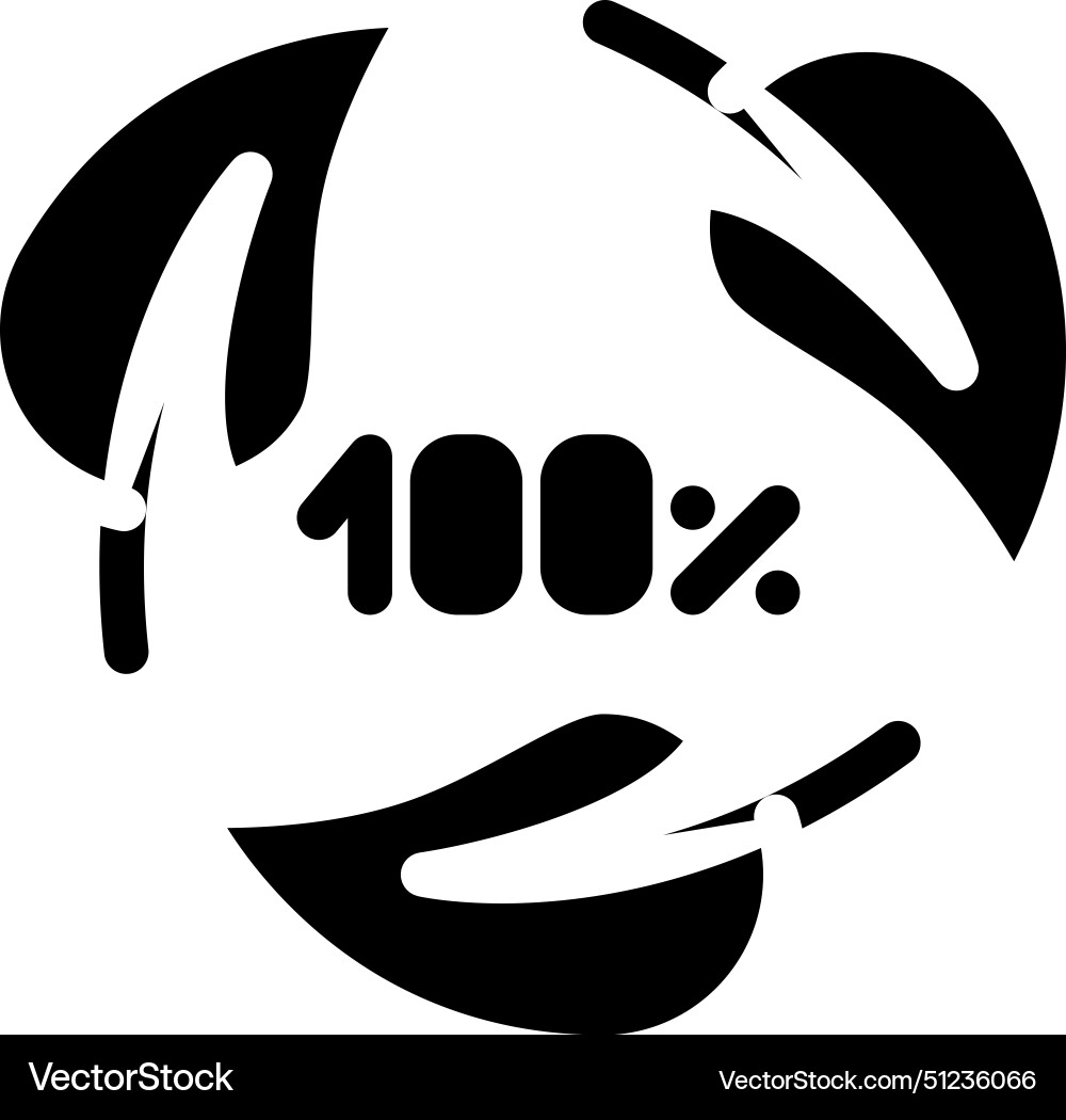 Biodegradable waste sorting glyph icon Royalty Free Vector Biodegradable waste sorting glyph icon Royalty Free Vector