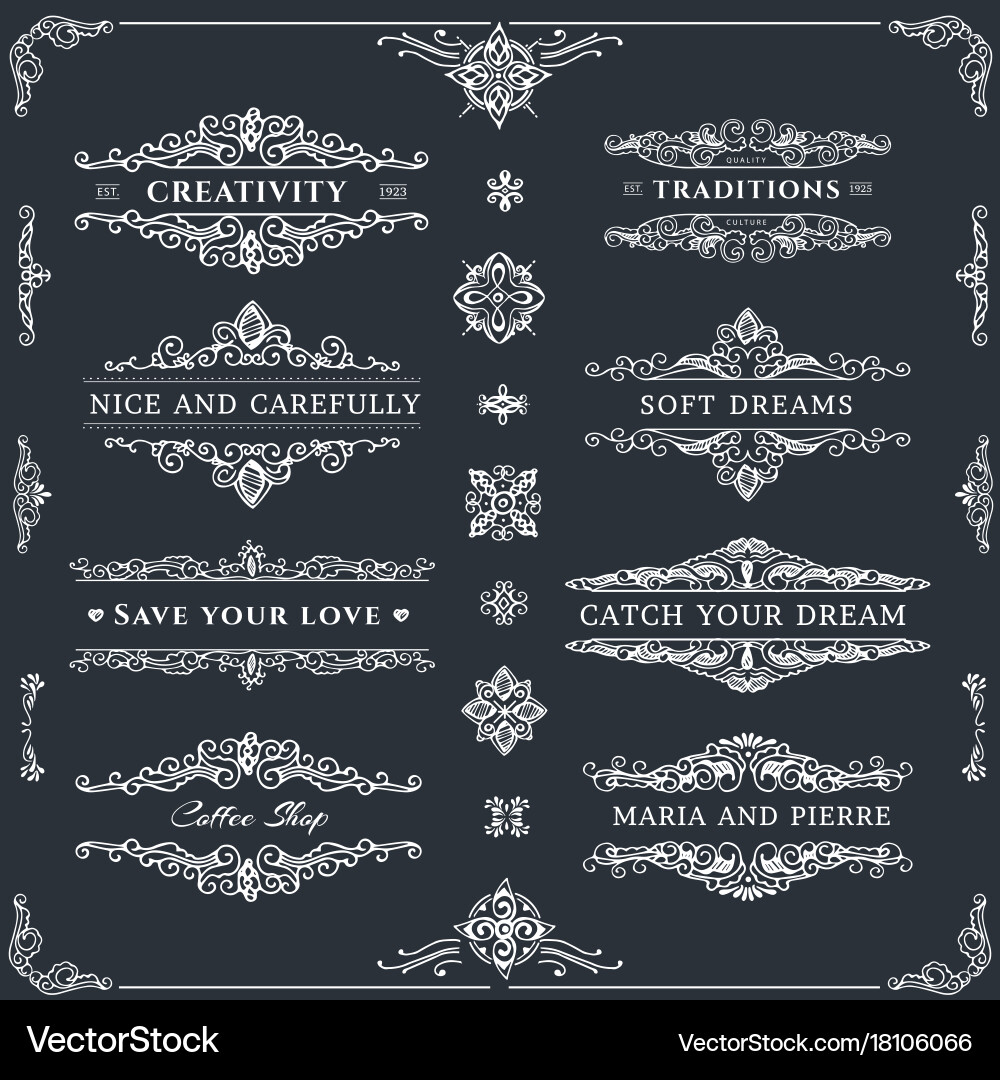 Collection of nice template Royalty Free Vector Image