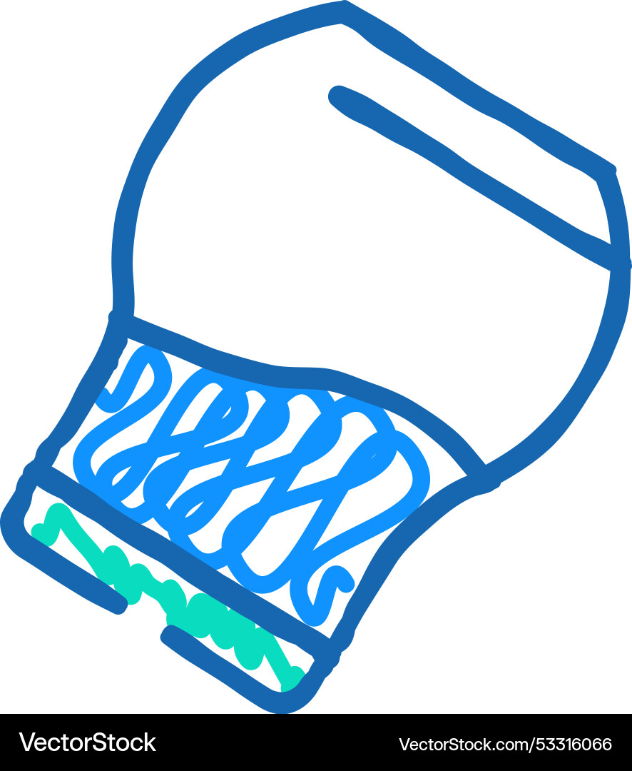 Salt add icon doodle Royalty Free Vector Image