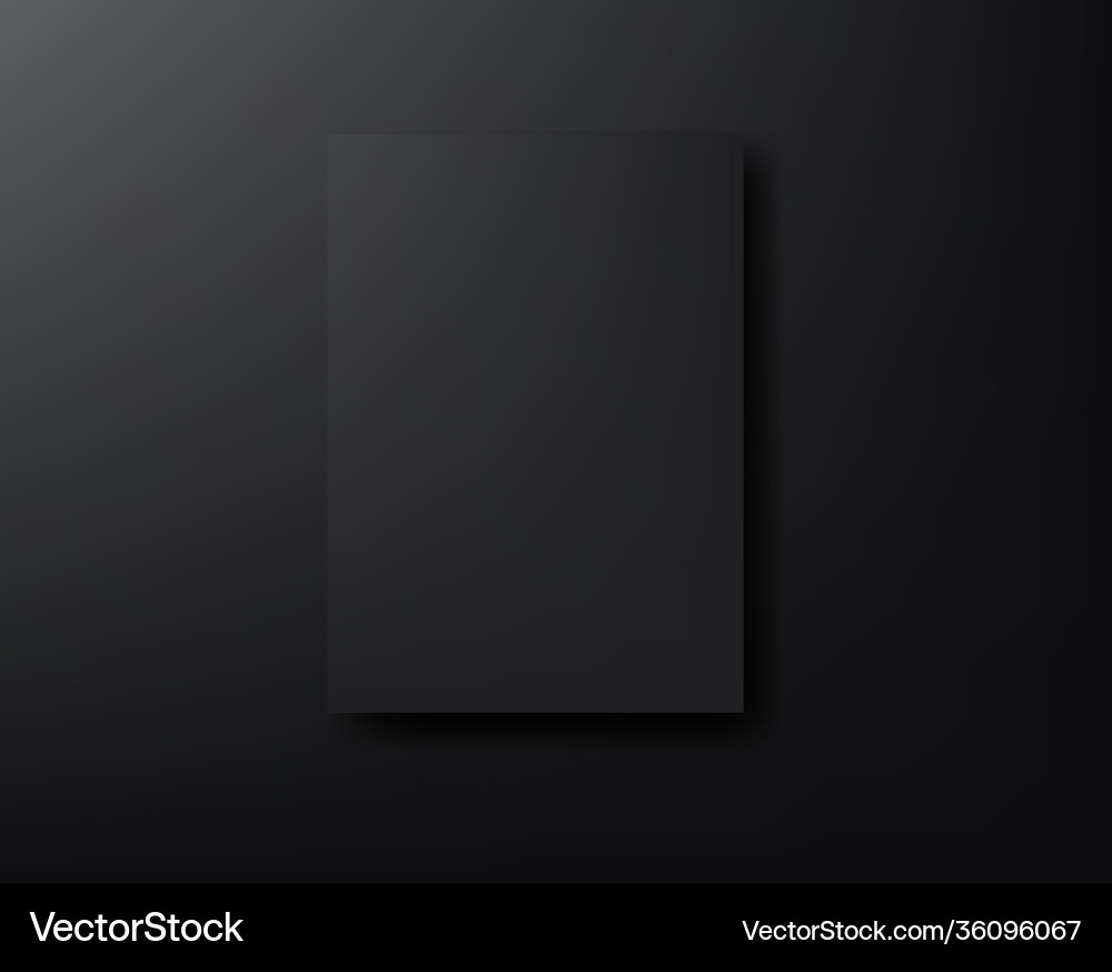 Black poster with background Royalty Free Vector Image