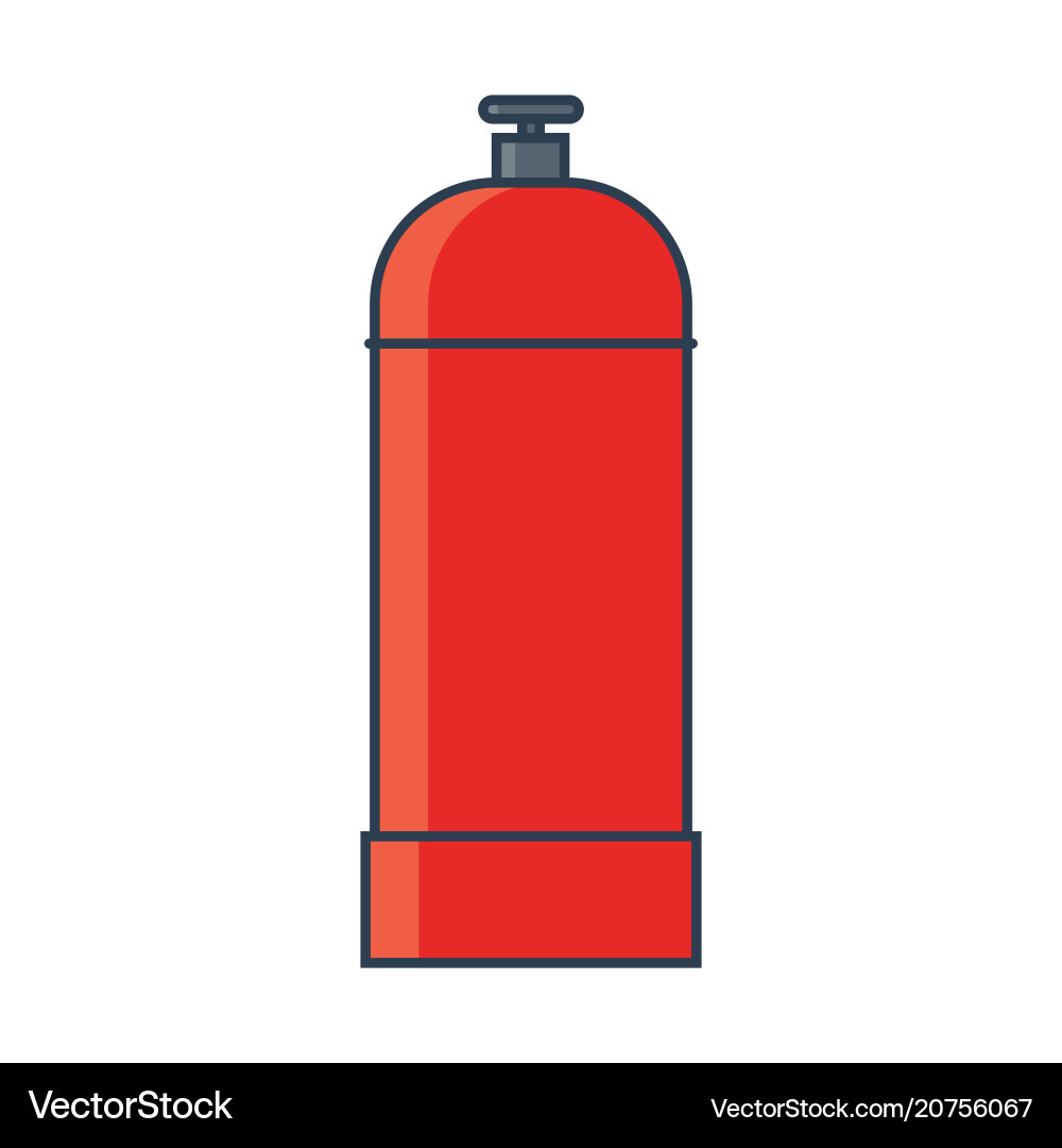 Flammable Gas Tanks - Propane, Butane, Methane Vector Image
