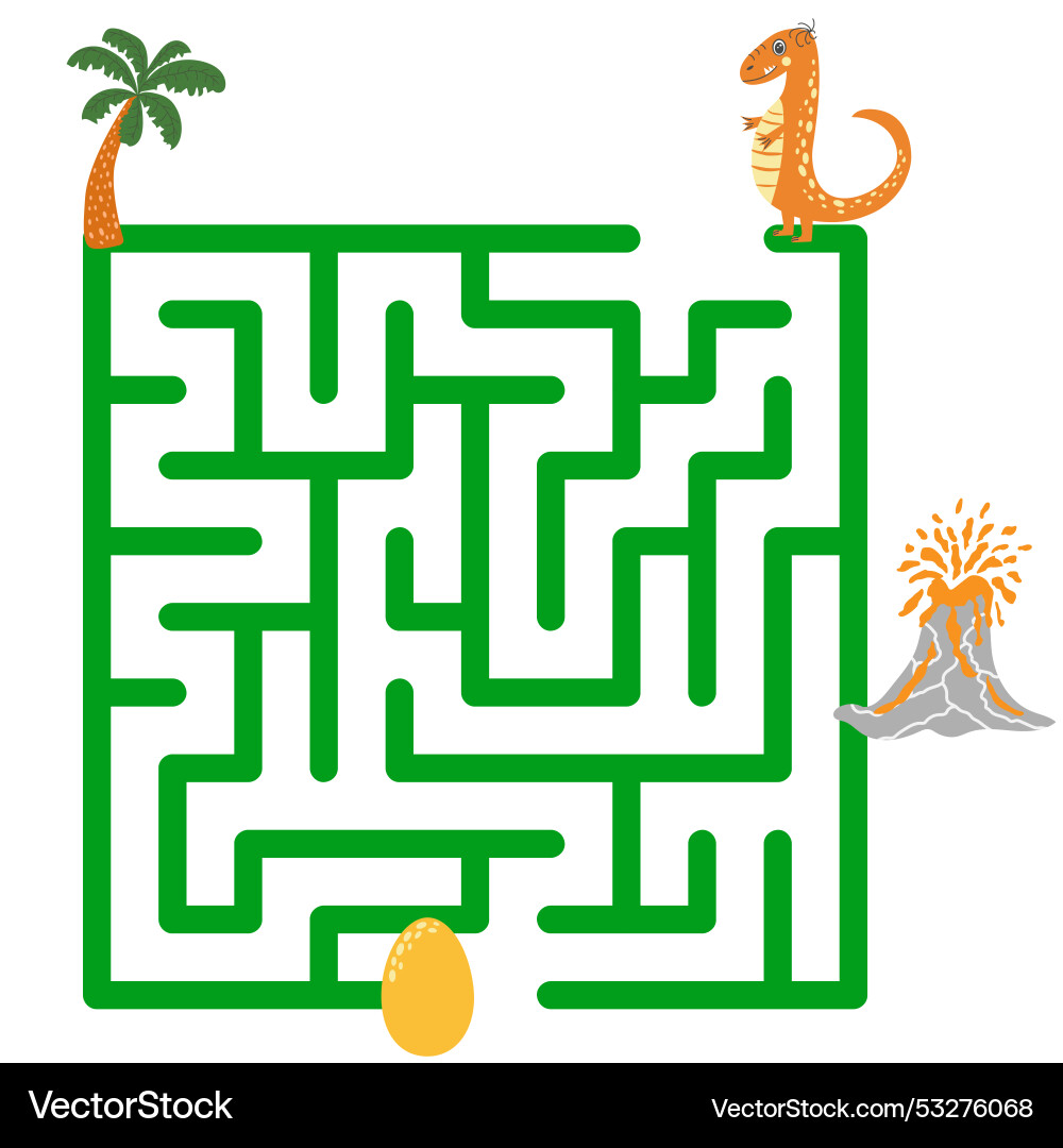 Children game labyrinth find a way out Royalty Free Vector