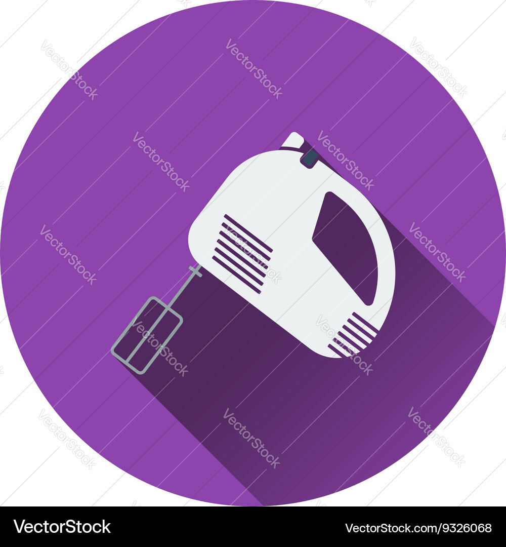 Kitchen hand mixer icon Royalty Free Vector Image