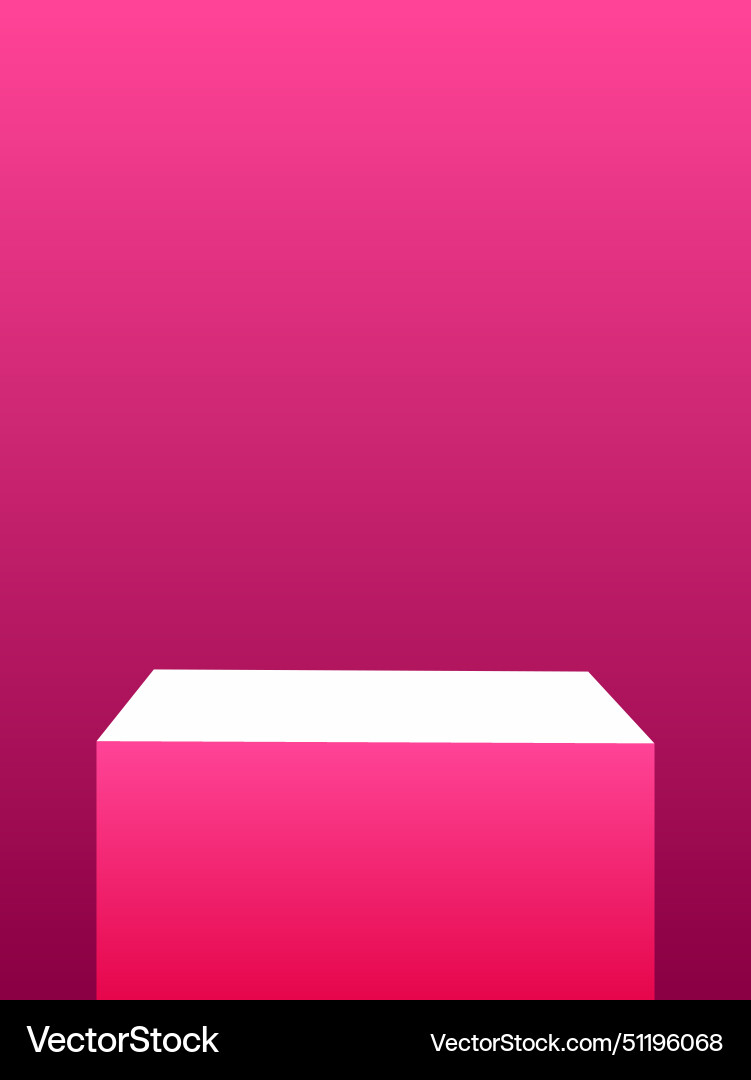 Modern abstract product realistic scene with the Vector Image