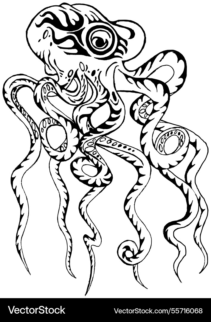 Octopus Royalty Free Vector Image - VectorStock