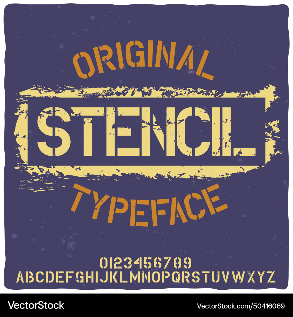 Good handcrafted font for any label design Vector Image