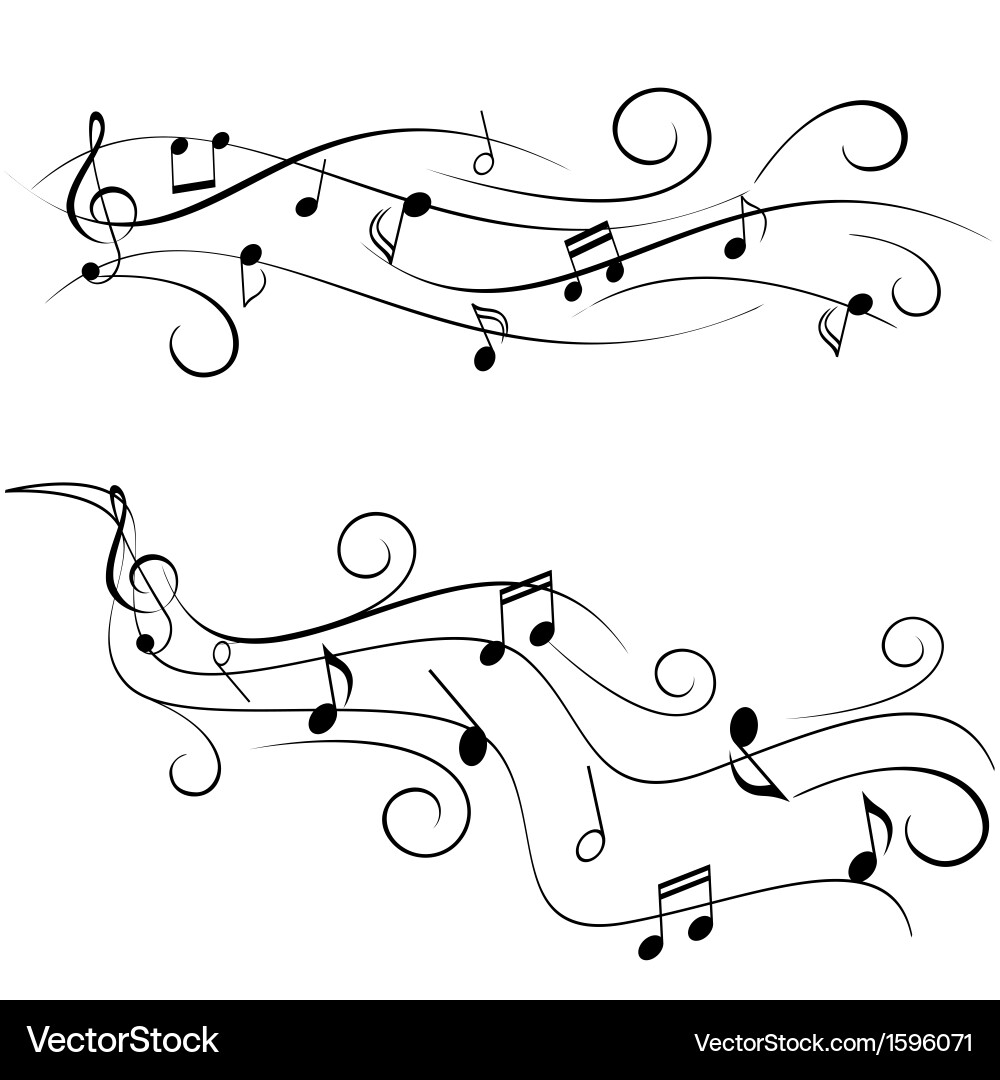 Musical notes Royalty Free Vector Image - VectorStock