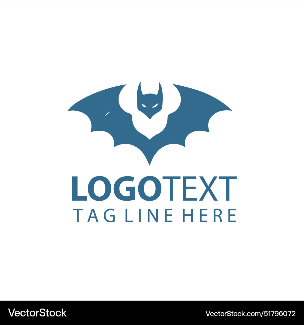 Bat logo Royalty Free Vector Image - VectorStock