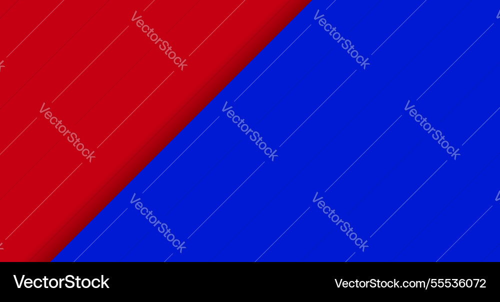 Color background red and blue for banner two tone Vector Image