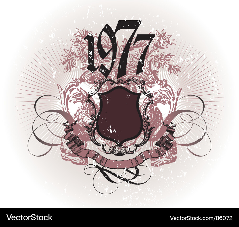 Grunge Shield Collage Royalty Free Vector Image