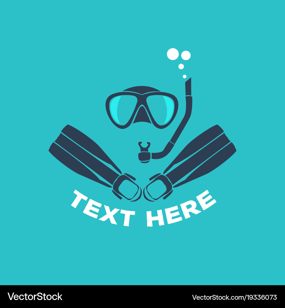 Scuba diving logo Royalty Free Vector Image - VectorStock