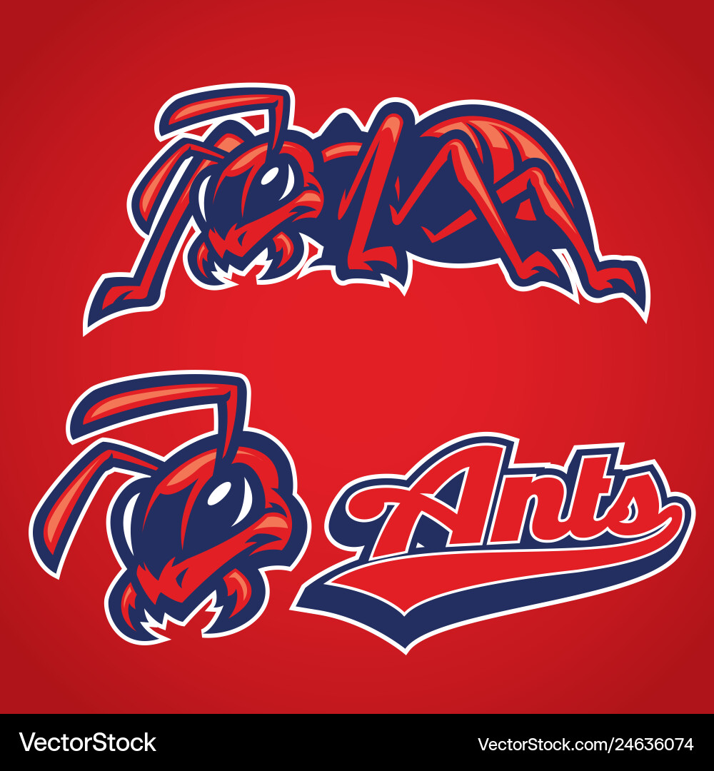 Angry ant mascot Royalty Free Vector Image - VectorStock