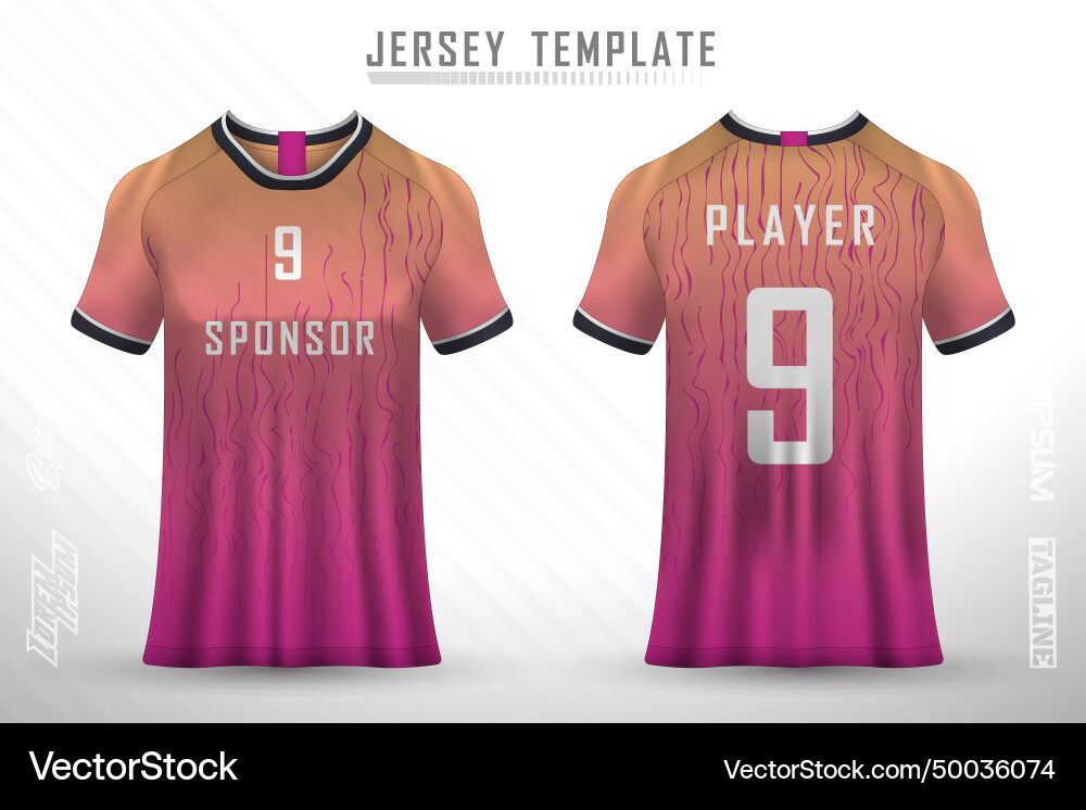 Front back t shirt design Royalty Free Vector Image