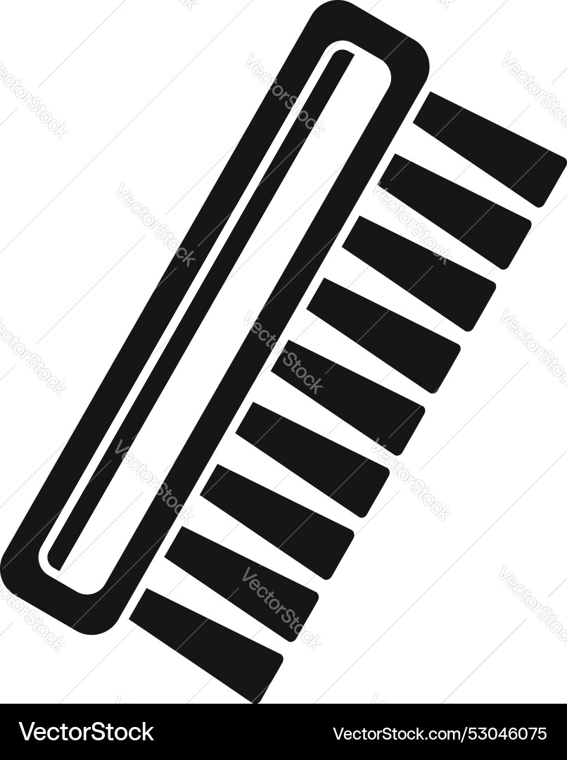 Cleaning brush icon representing scrubbing Vector Image