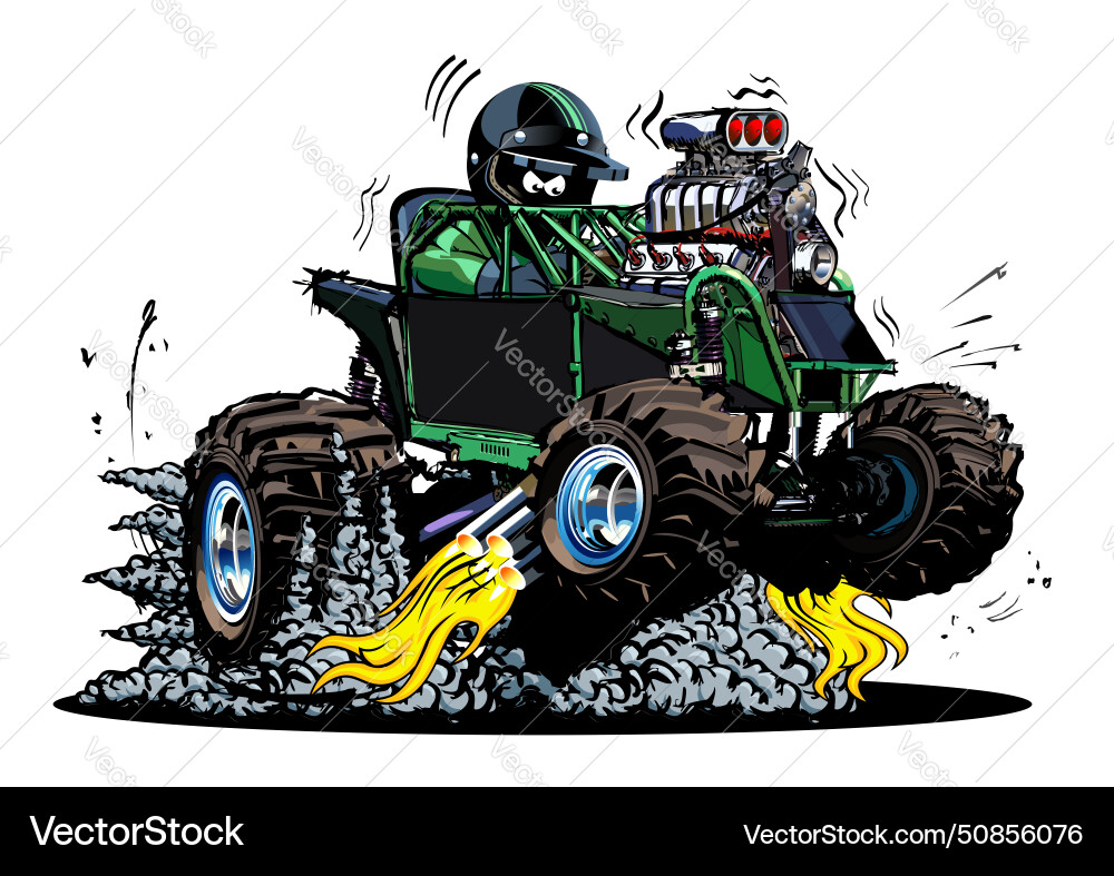 Cartoon buggy Royalty Free Vector Image - VectorStock