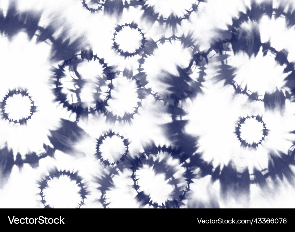 Shibori tie dye background Royalty Free Vector Image