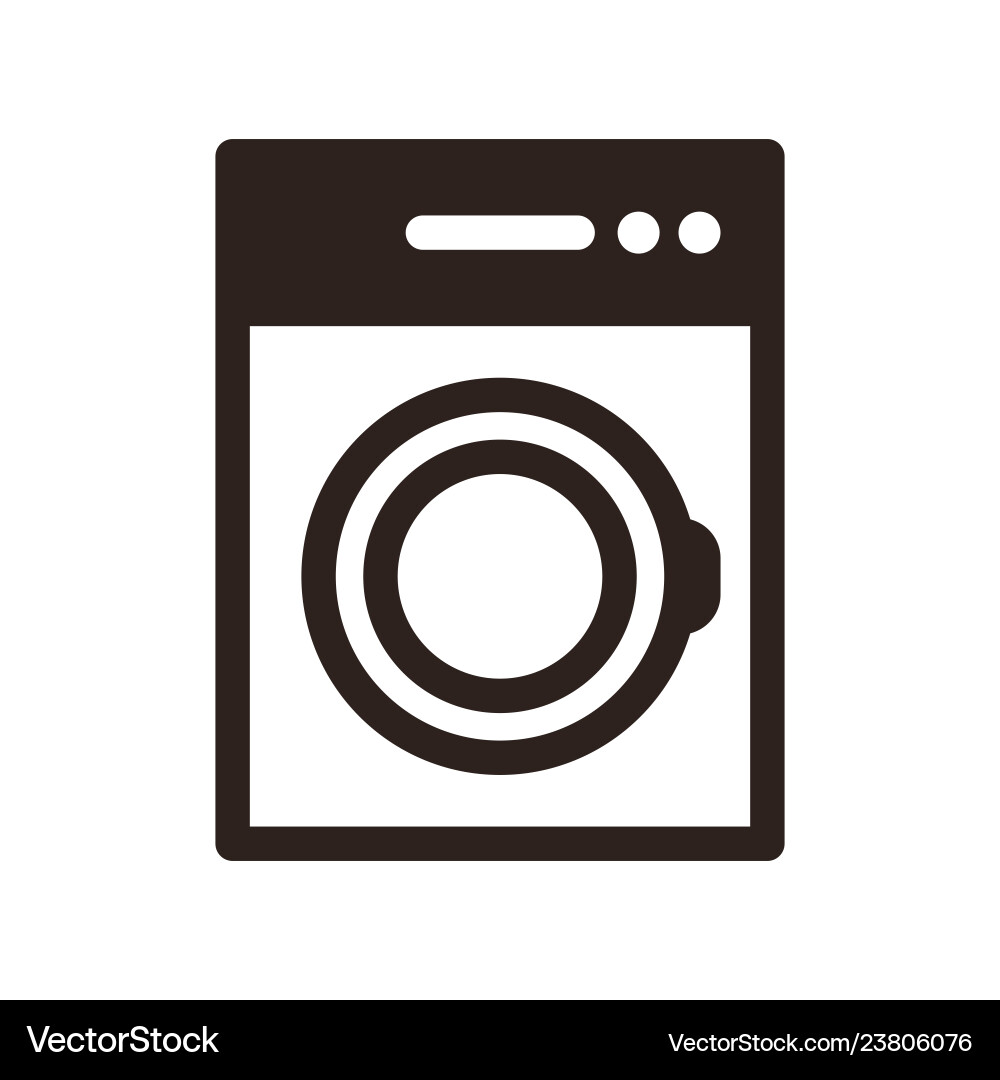 Washing machine icon Royalty Free Vector Image