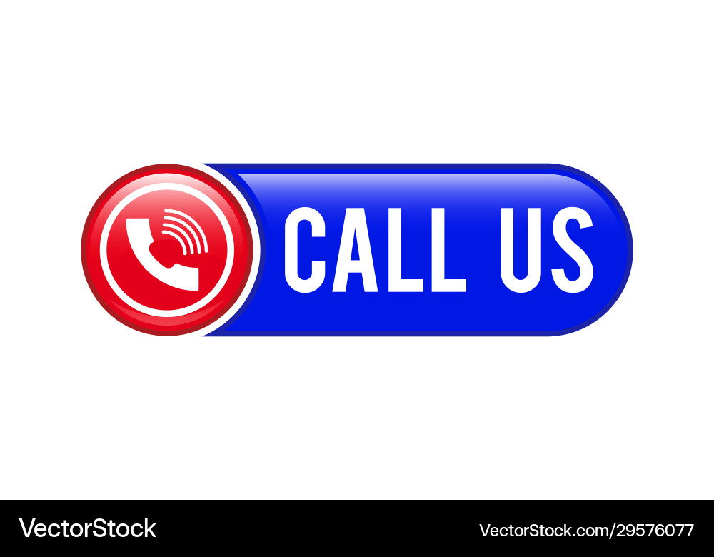 Call us button contact icon design Royalty Free Vector Image