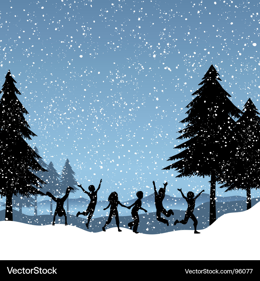 Children playing Royalty Free Vector Image - VectorStock