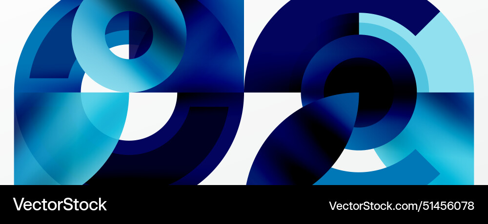 Trendy simple circle abstract background Vector Image