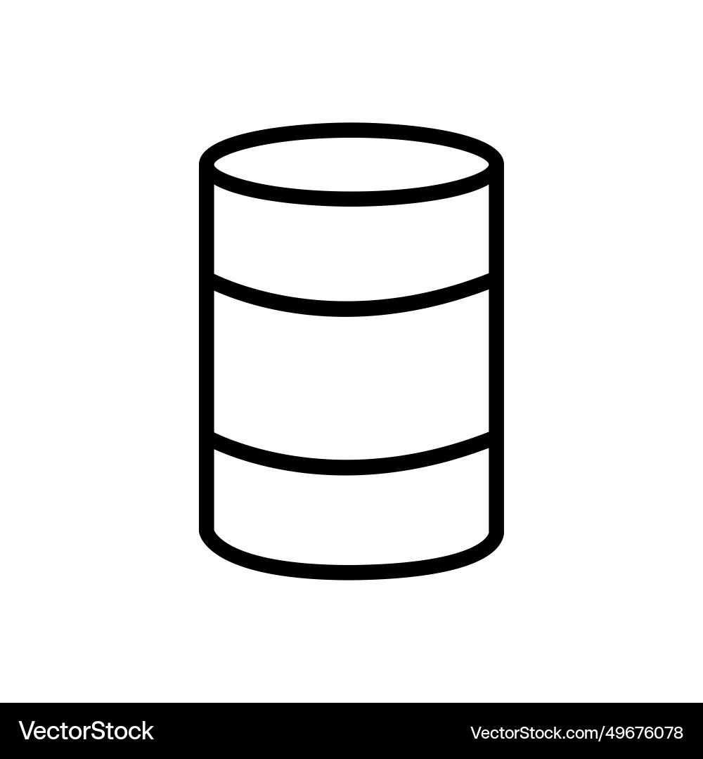 Water container line icon logo Royalty Free Vector Image