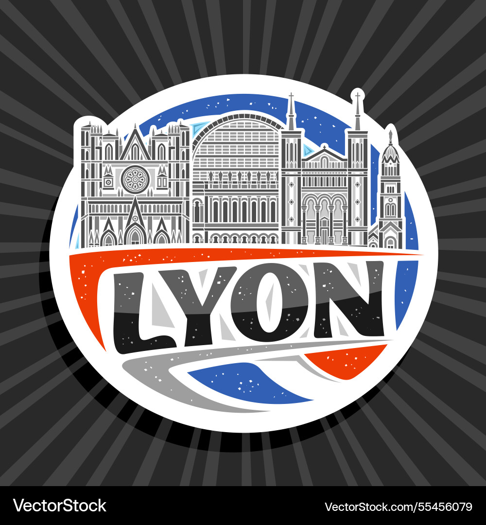 Logo for lyon Royalty Free Vector Image - VectorStock