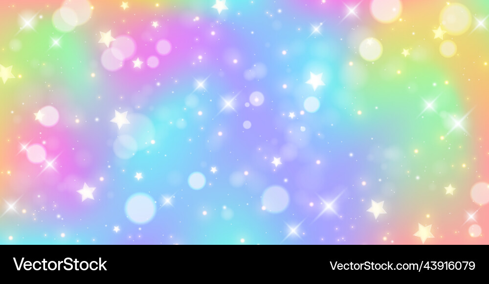 Rainbow background pastel color abstract pattern Vector Image